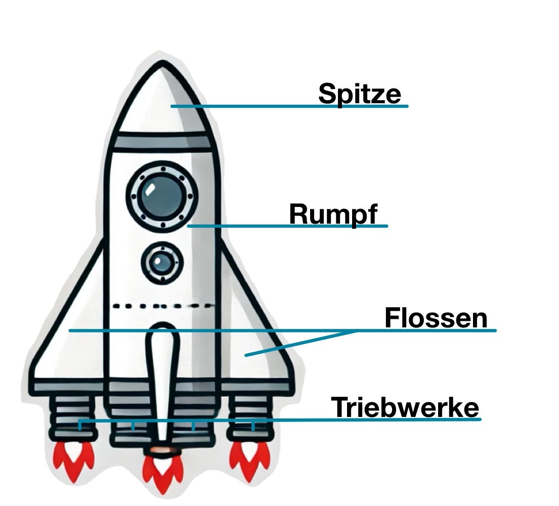 Die Form einer Rakete – Sachunterricht mit Medien – Digitale ...
